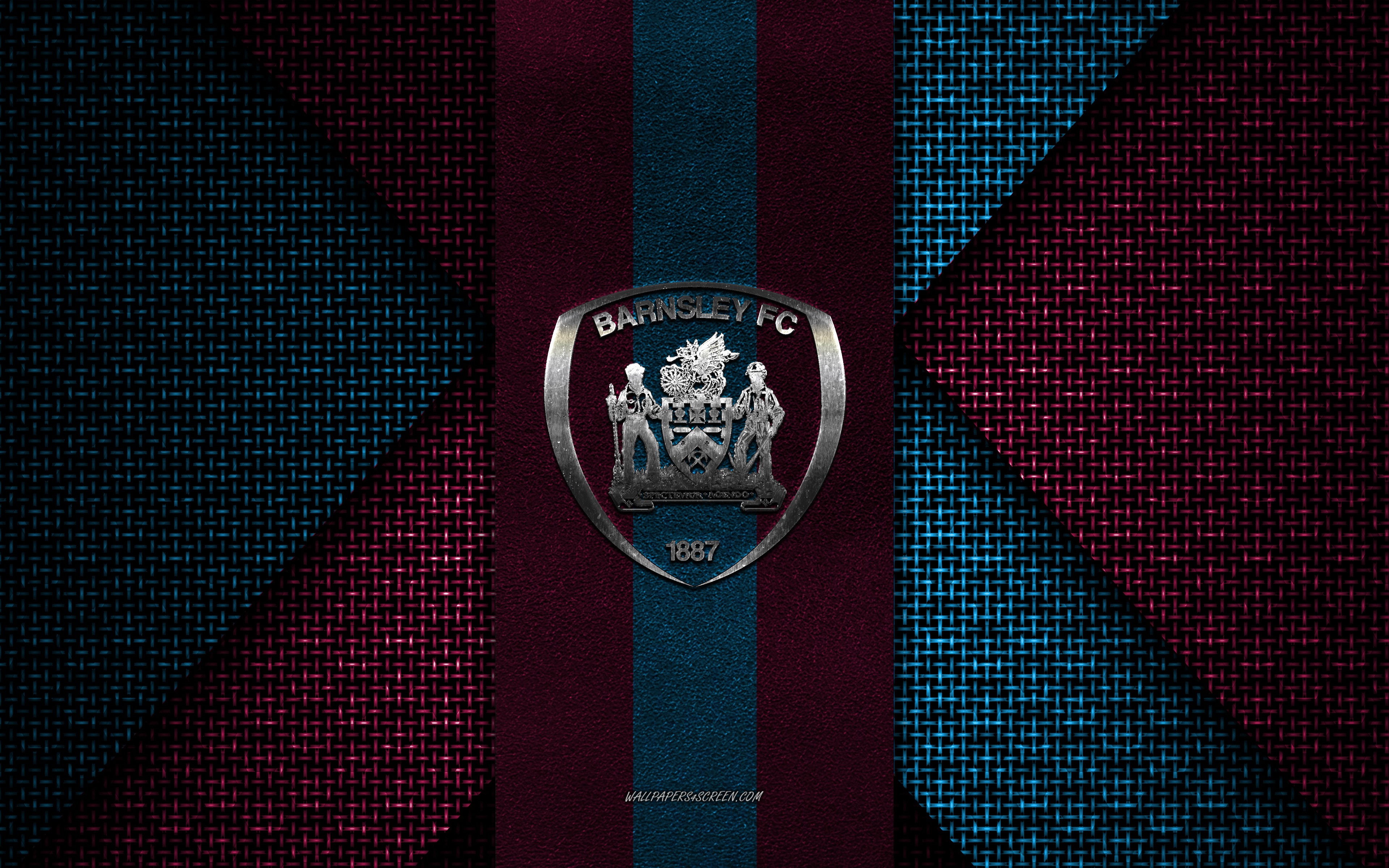 Download wallpapers Burnley FC, Premier League, burgundy blue knitted ...
