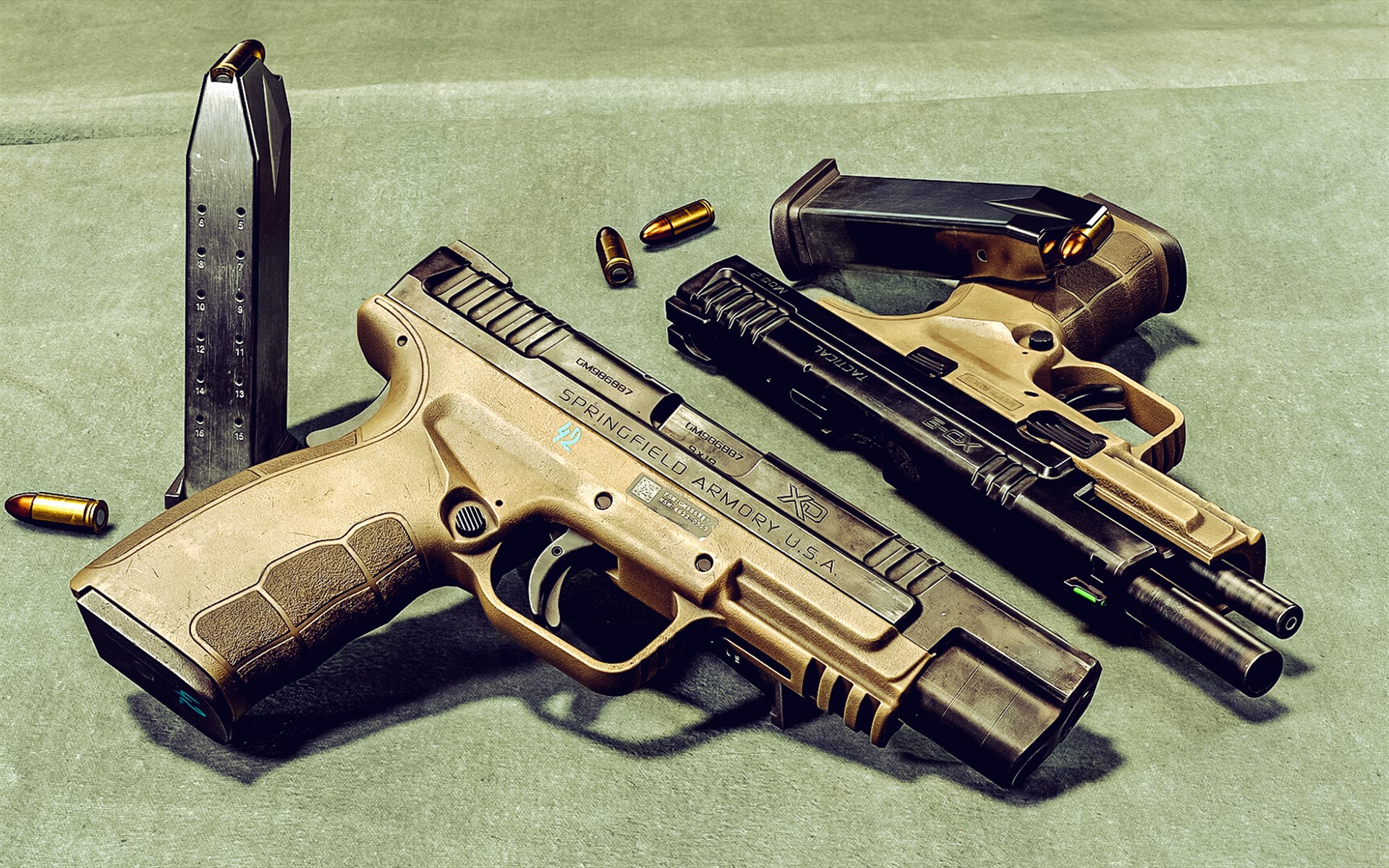 Download wallpapers Springfield XD-M, pistol, XD Series Handguns, XD-M ...