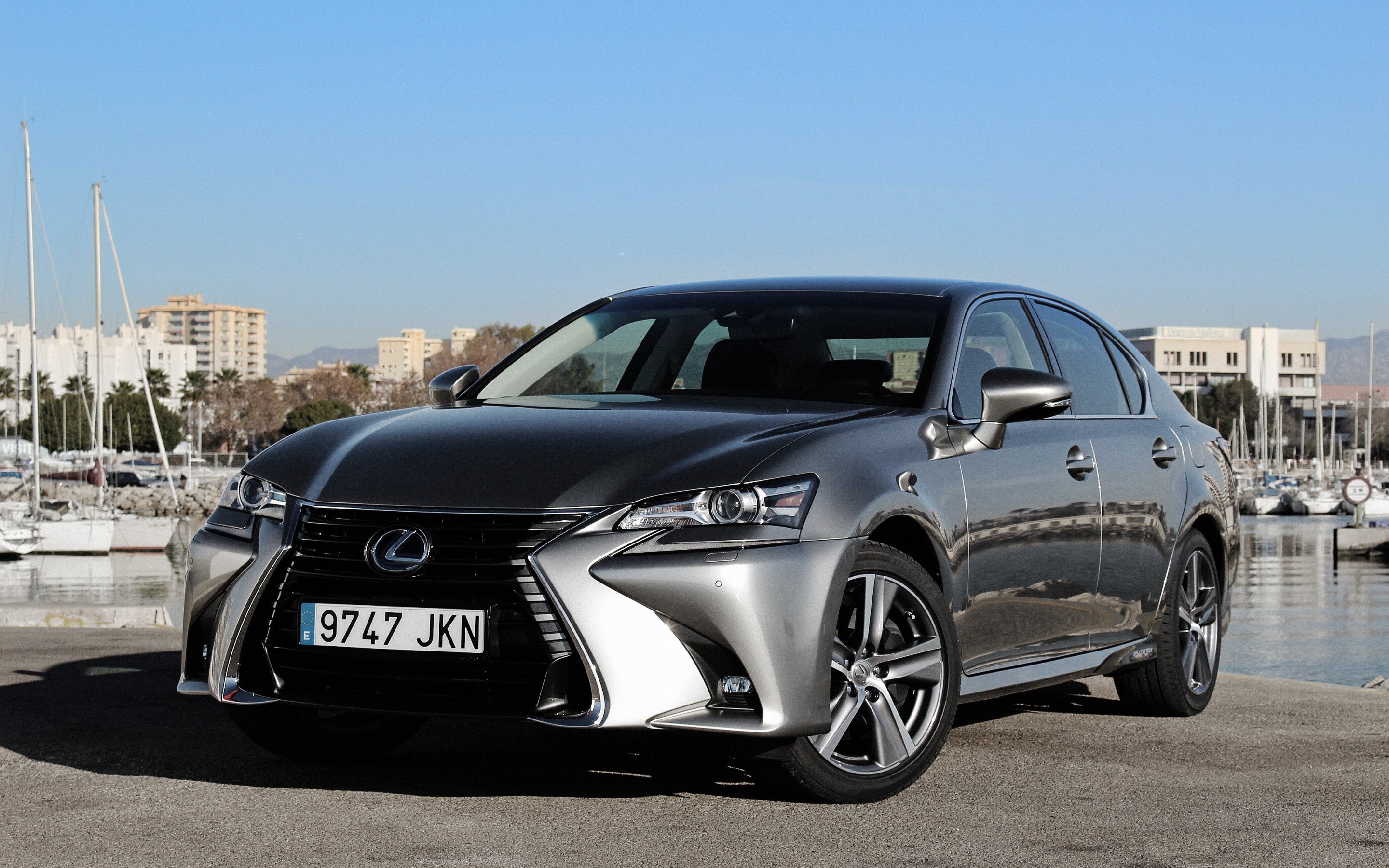 Download wallpapers Lexus GS, 2016, Silver Lexus, Silver GS, New Lexus ...